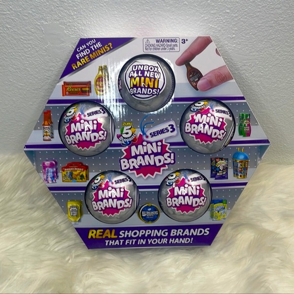 Mini Brands | Toys | New In Box 5 Pack Of Mini Brands Real Brands ...